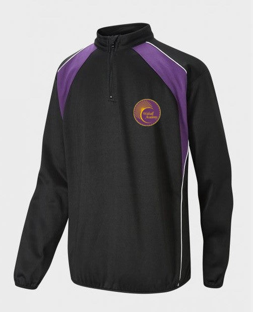 WALSALL ACADEMY 1/4 ZIP TOP - HEAT PRESSED – Clive Mark